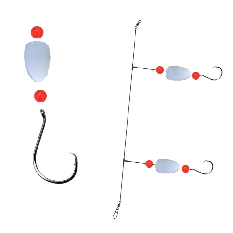 white glow bullet floater pompano rig | Benjamin's Beach Wheels