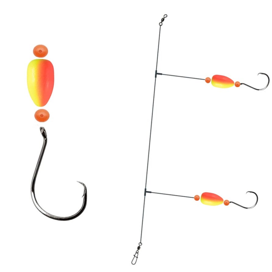 dual color bullet floater pompano rig | Benjamin's Beach Wheels