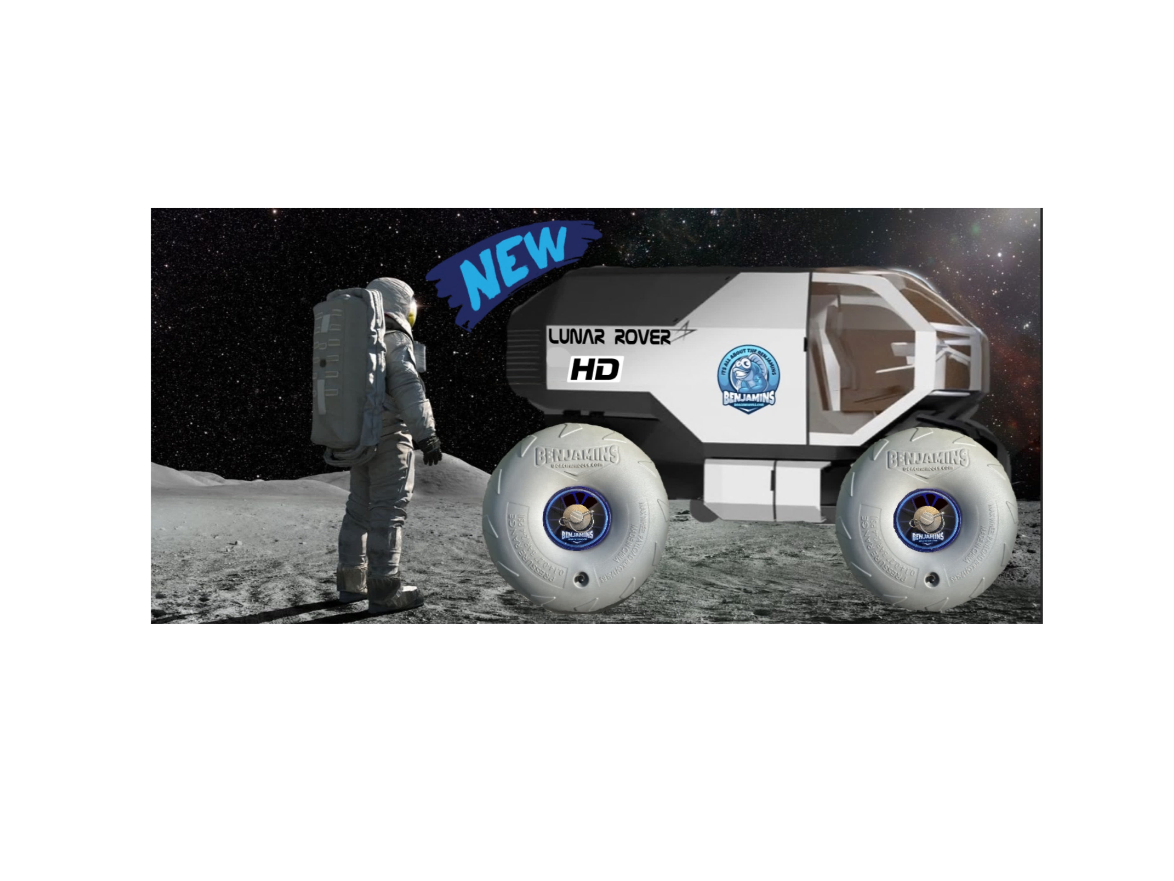 HD LUNAR ROVER, complete 4 wheel package deal | Benjamin's Beach Wheels