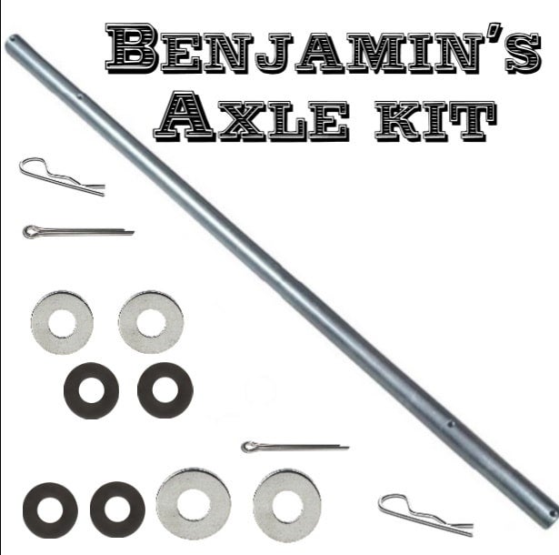 20mm solid aluminum axle rod kit