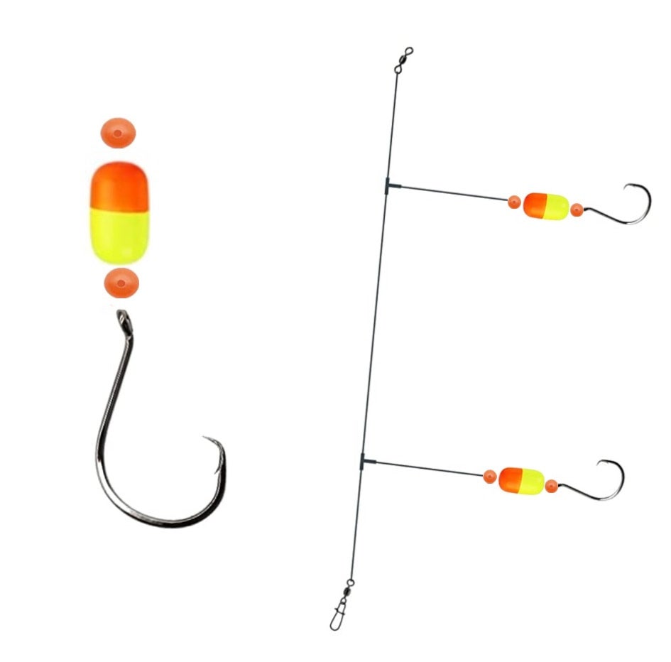 dual color pill pompano rig | Benjamin's Beach Wheels