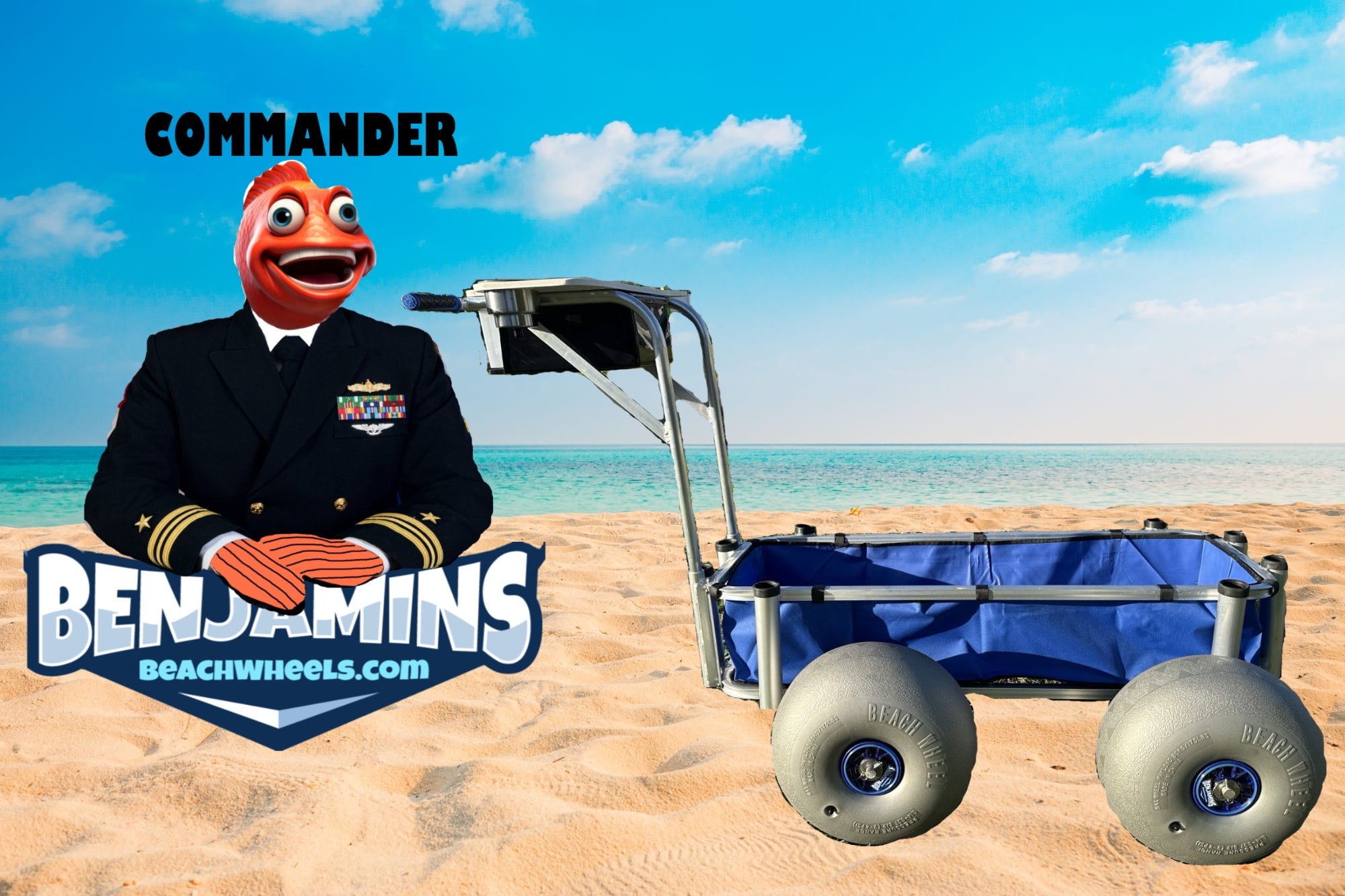Commander cart | Benjamin's Beach Wheels