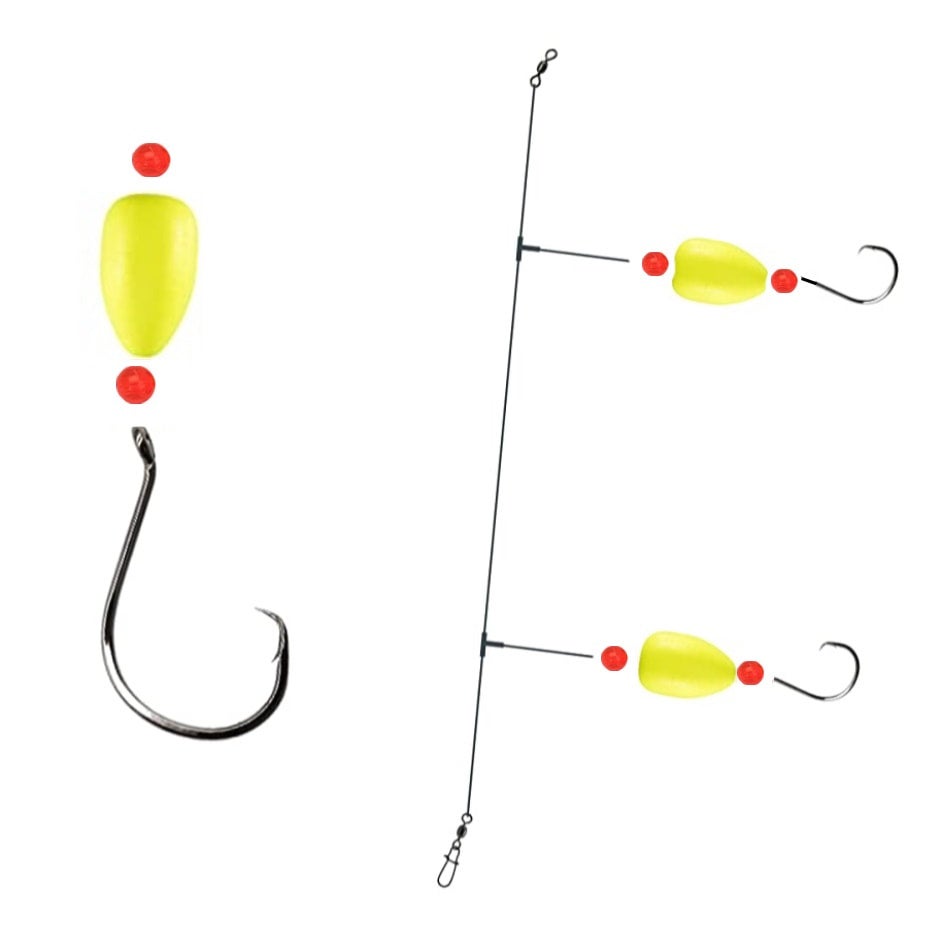 chartreuse bullet floater pompano rig | Benjamin's Beach Wheels