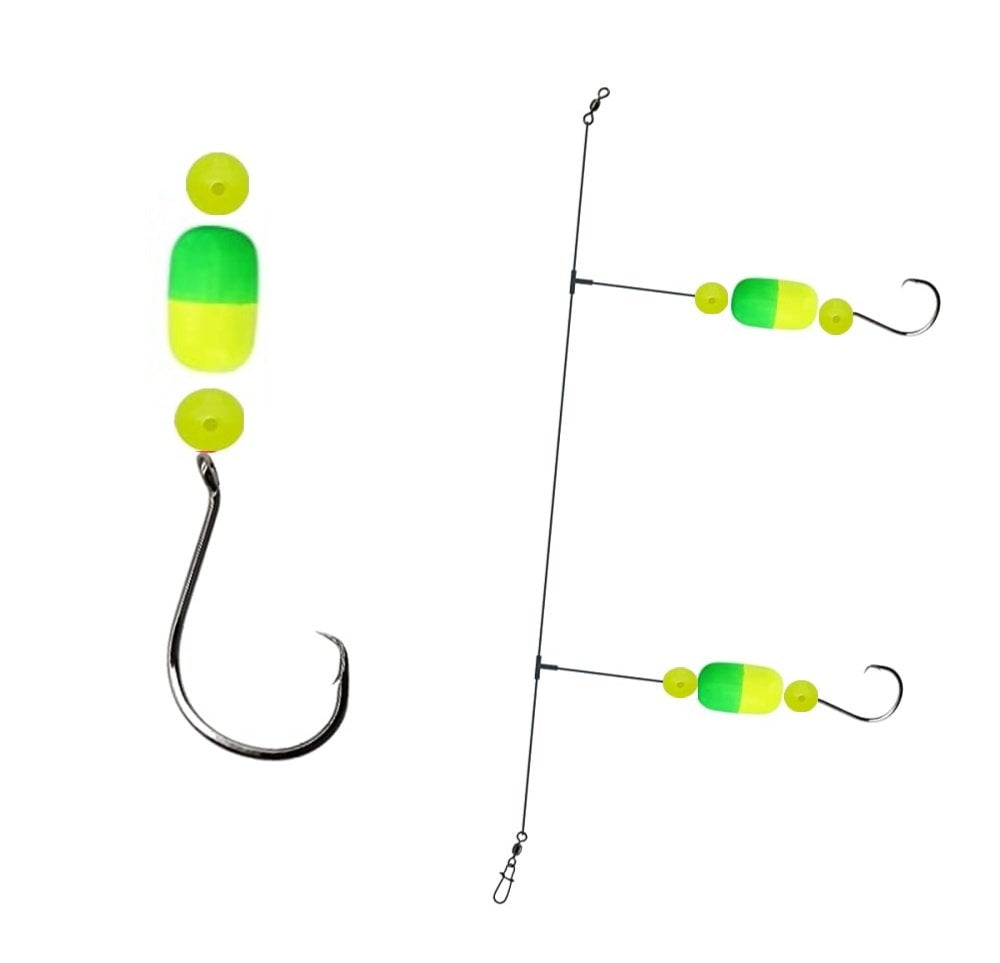 dual color pompano pill rig | Benjamin's Beach Wheels