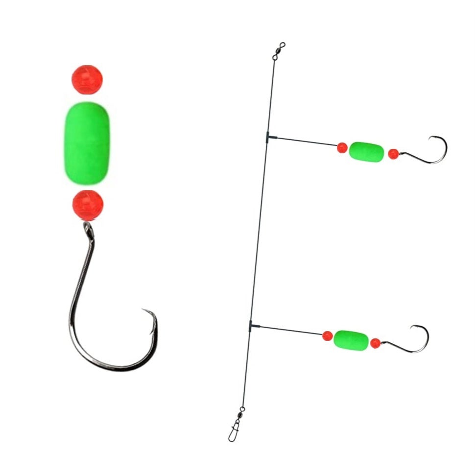 Lime green pill pompano rig | Benjamin's Beach Wheels