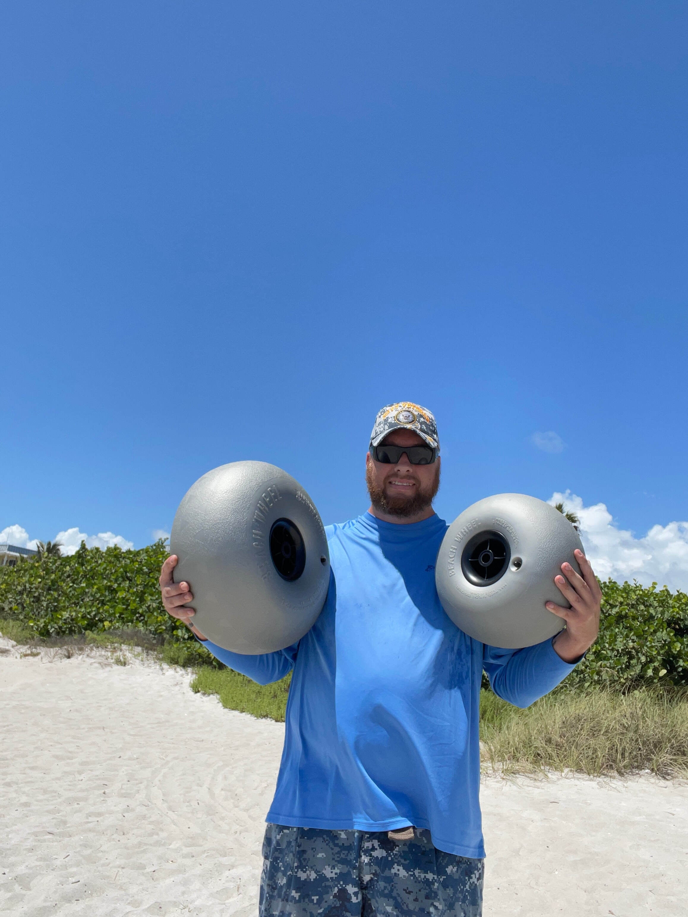 12in Beach Tire (pair) with bushings | Benjamin's Beach Wheels