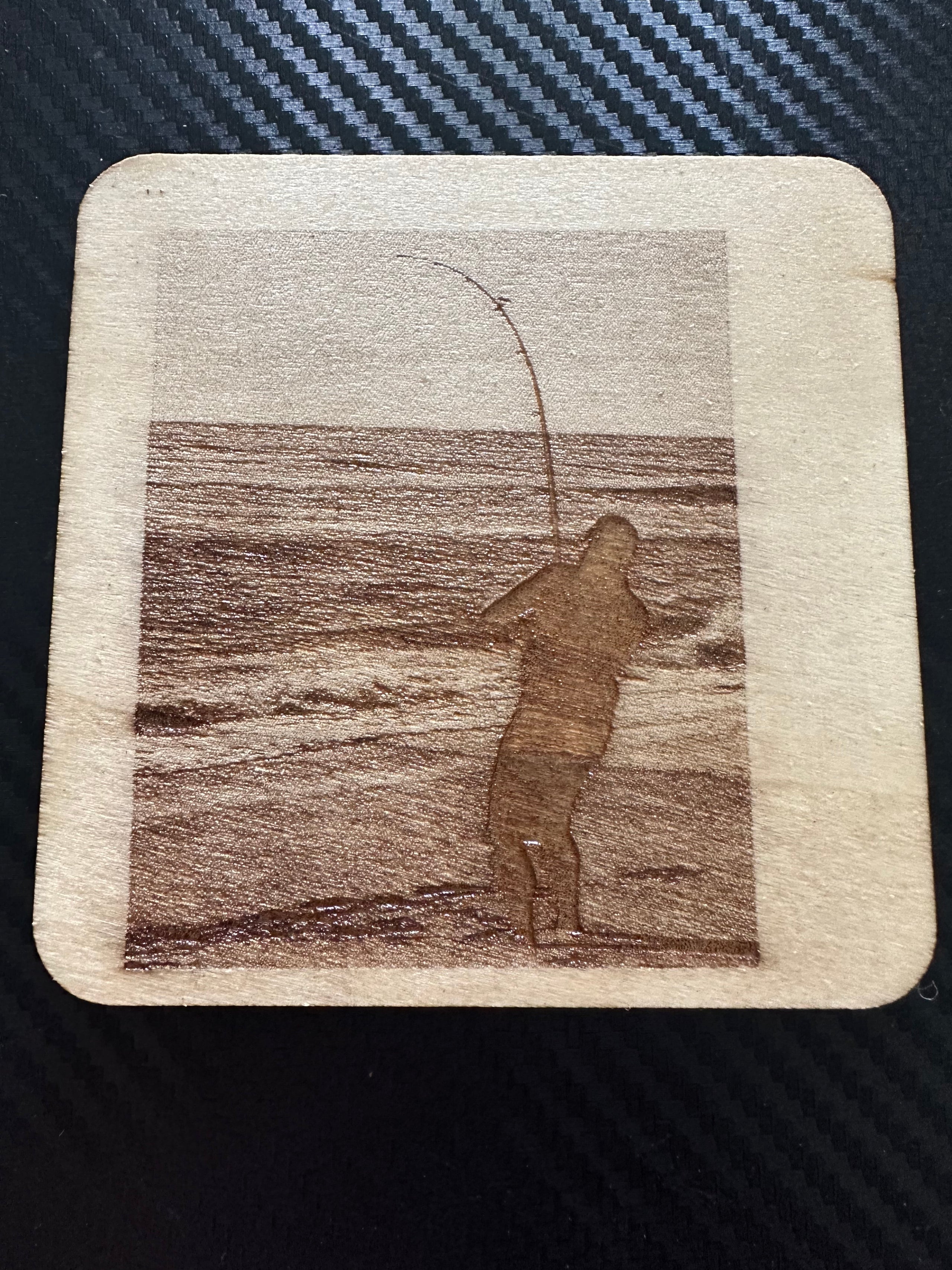 Custom drink coasters | Benjamin's Beach Wheels