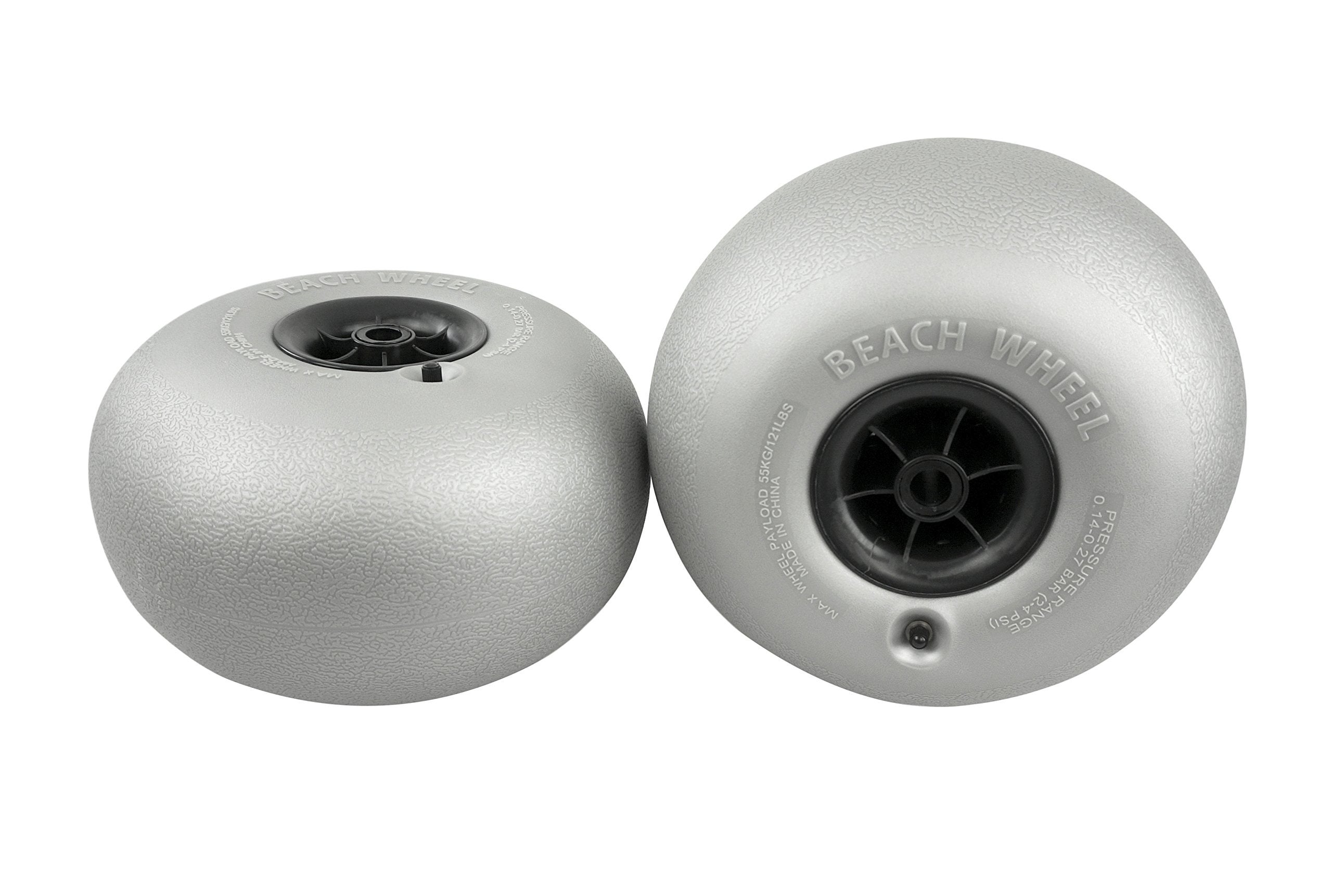 12in wheel pair with axle kit, mounting brackets, and sand stopper kit ...