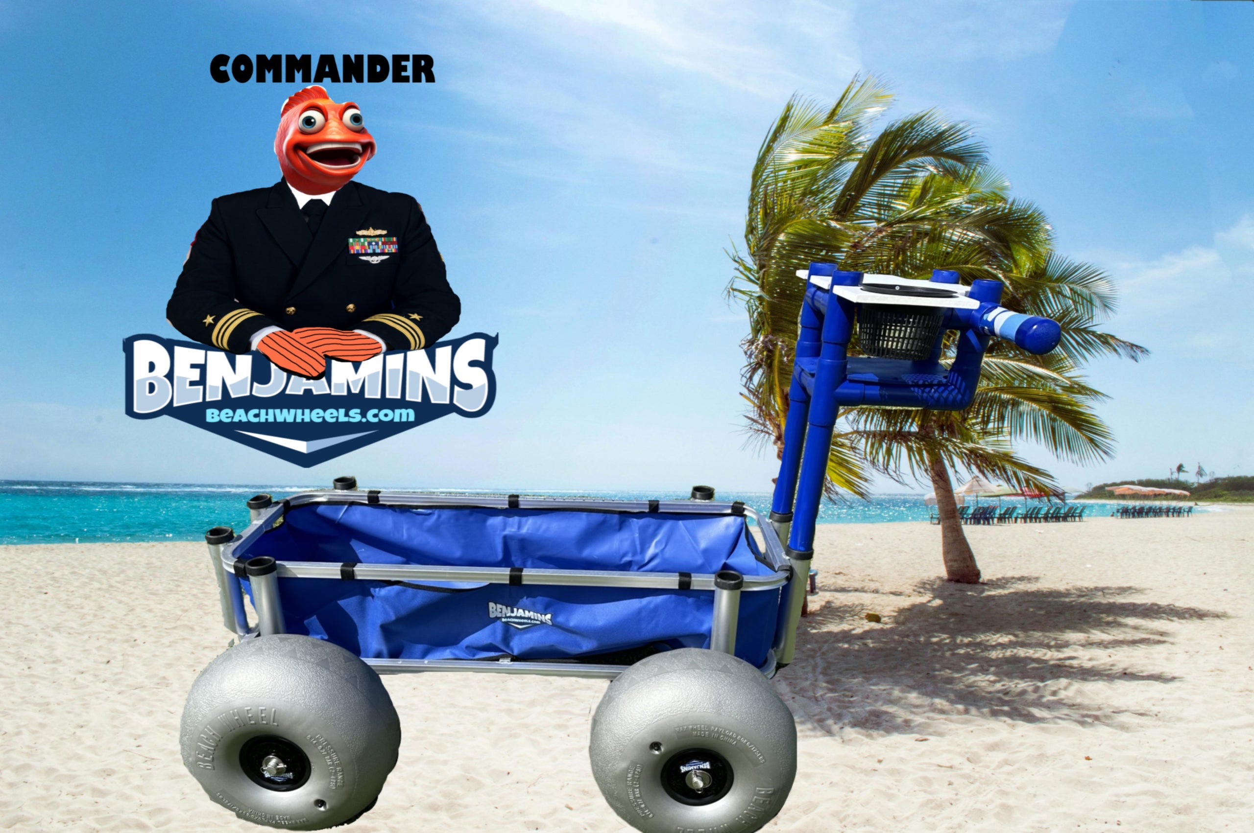 Commander cart | Benjamin's Beach Wheels